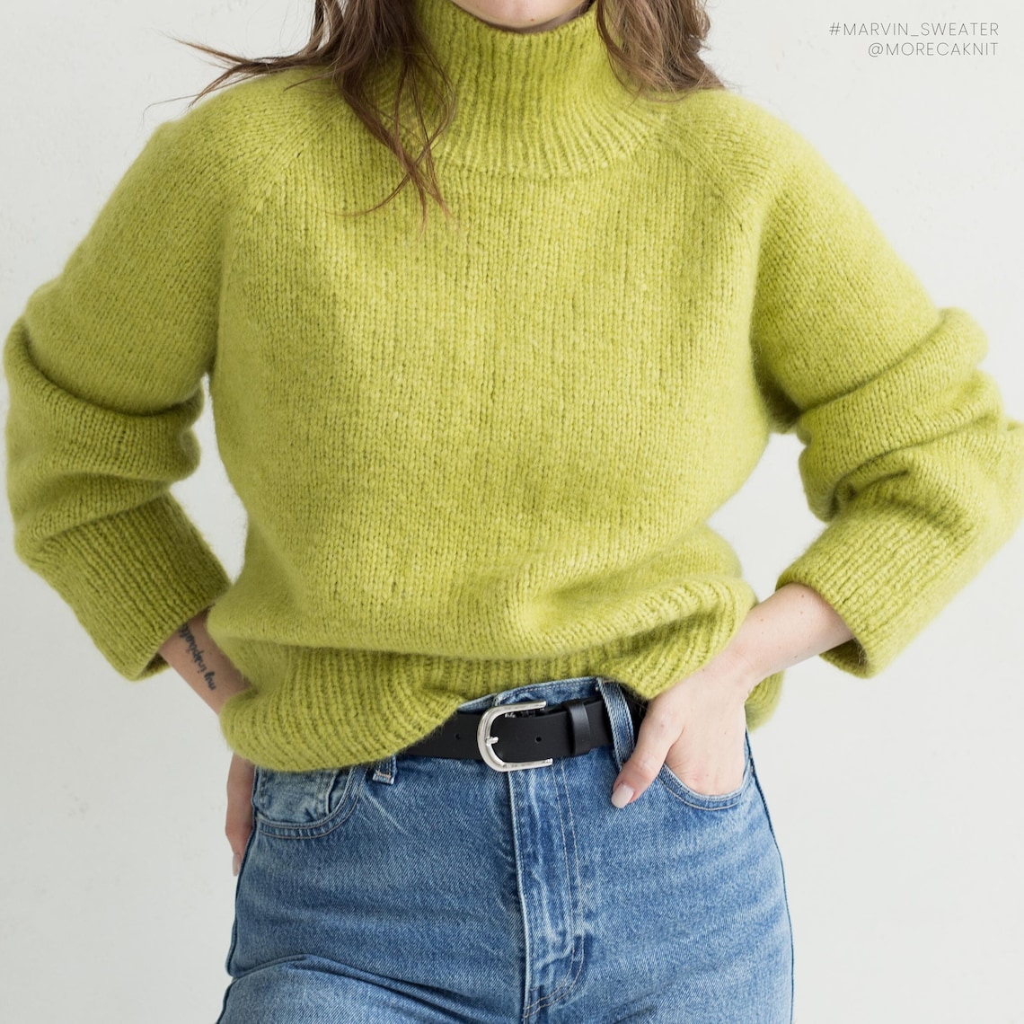 Marvin Sweater Knitting Pattern: Top-down, Oversized, Basic Raglan ...
