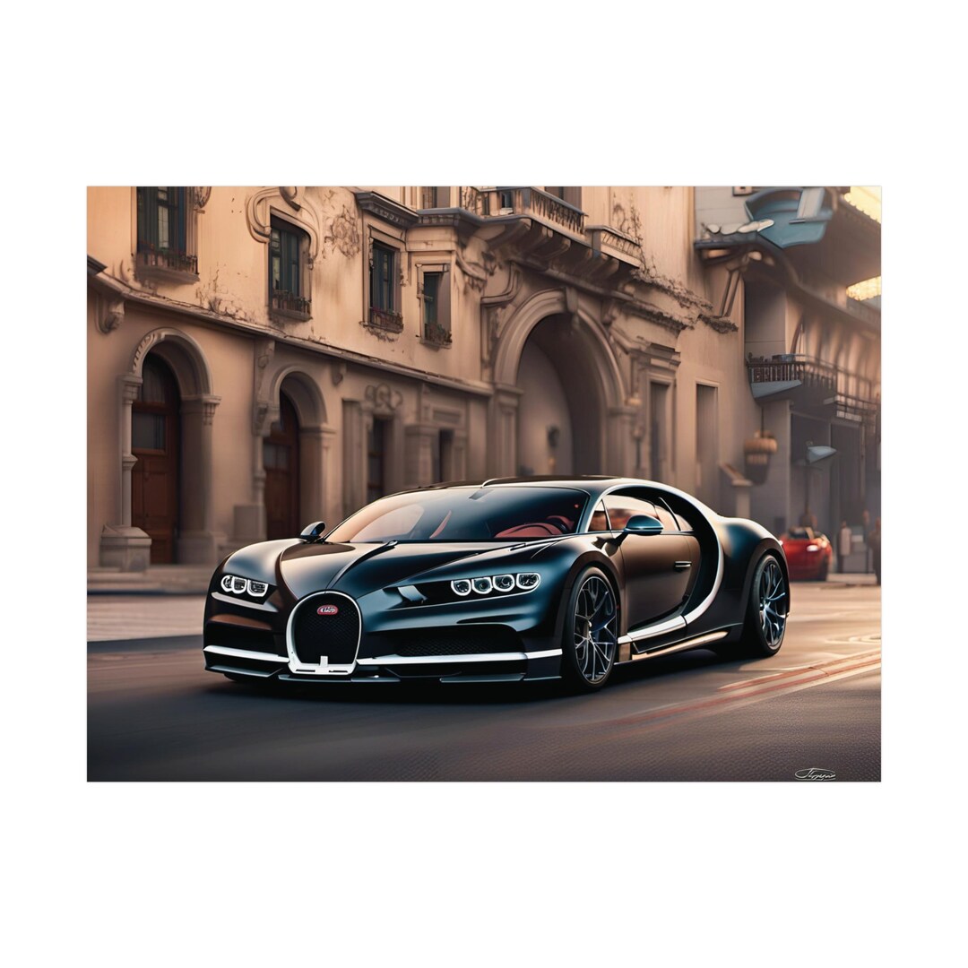Bugatti Concept Art Rolled Poster - Etsy