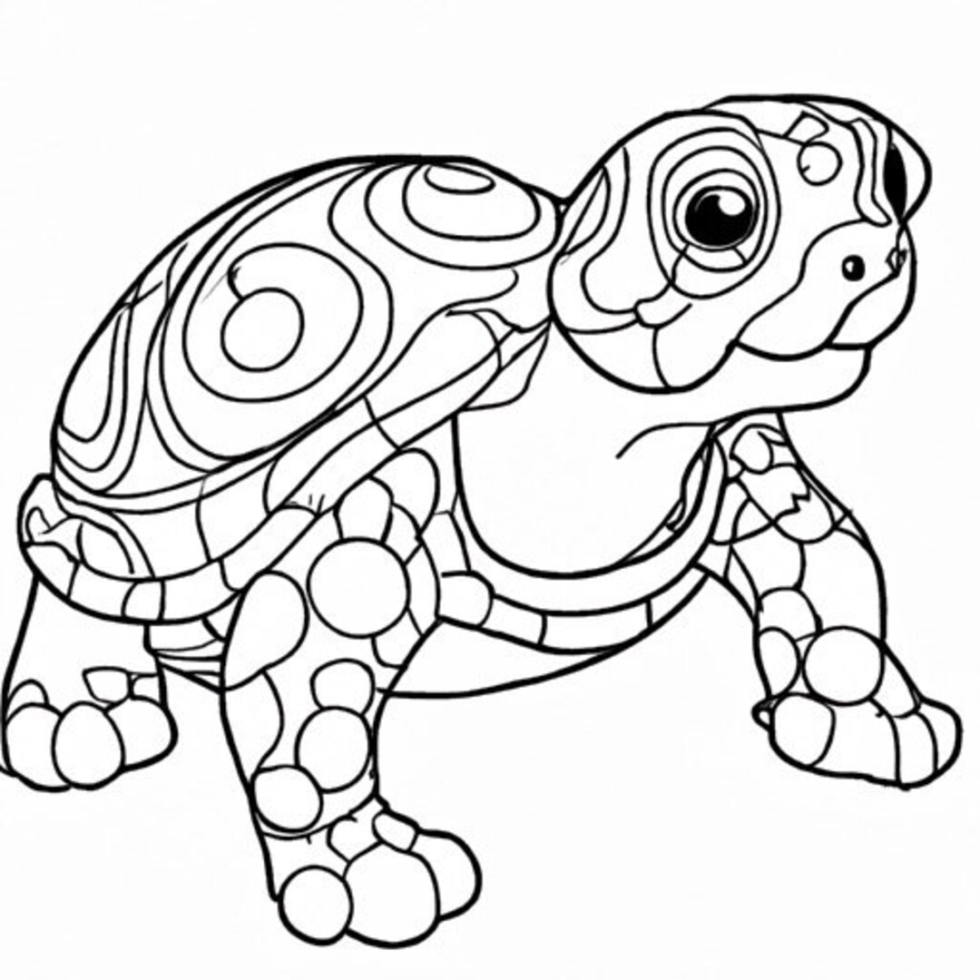 Basic Colouring Page for Children Between 3-5 Years - Etsy