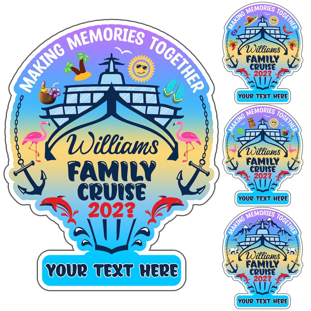 Personalized Family Cruise Door Magnet: Vacation Cabin Sign - Etsy