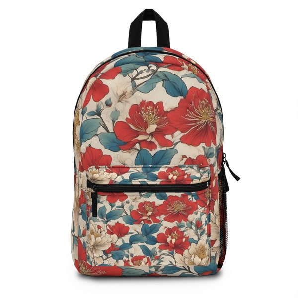Floral Backpack - Etsy