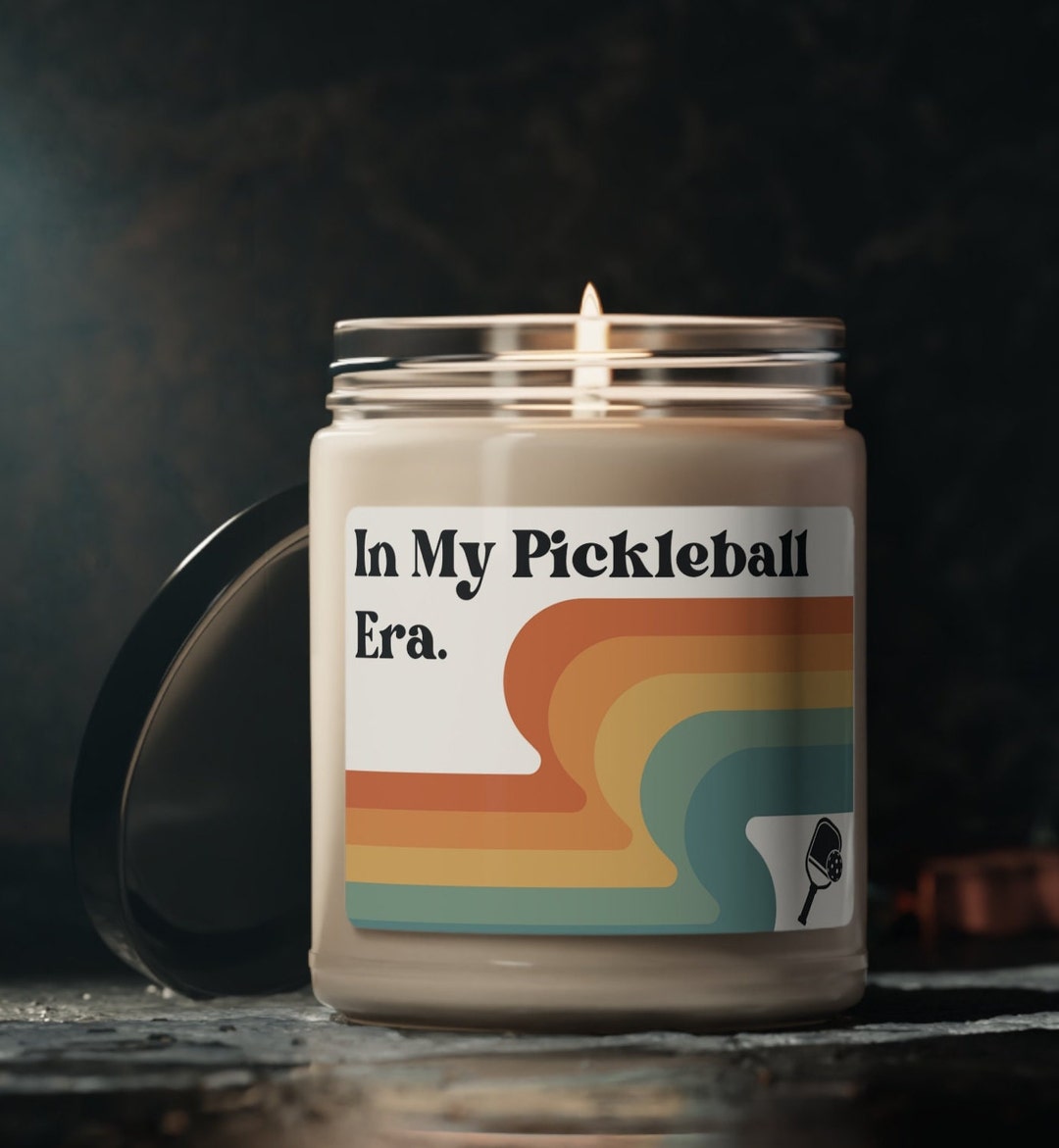 Pickleball Candle, in My Pickleball Era, Pickleball Gift, Pickleball ...