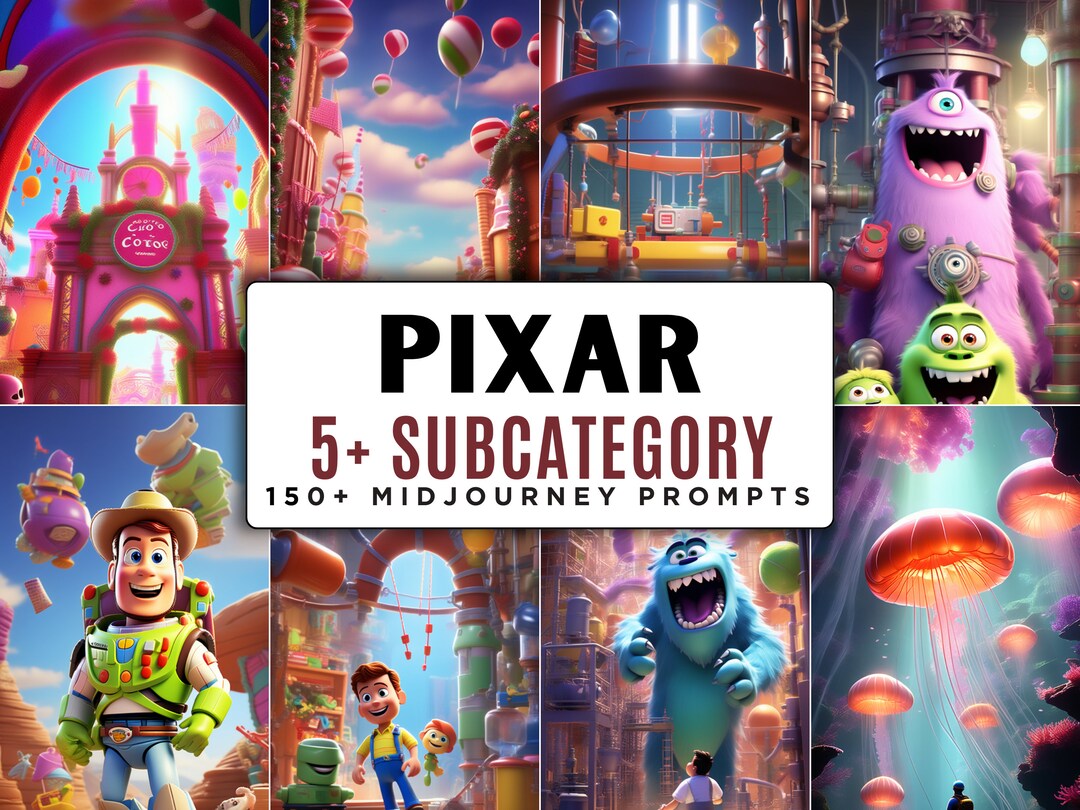 Midjourney Pixar Prompts Collection Pixar Midjourney Ai - Etsy