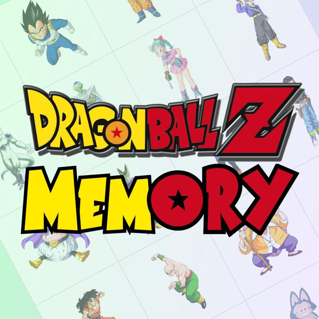 Jogo da Memória Dragon Ball – 48 Cartas Imprimíveis | Jogo de ...