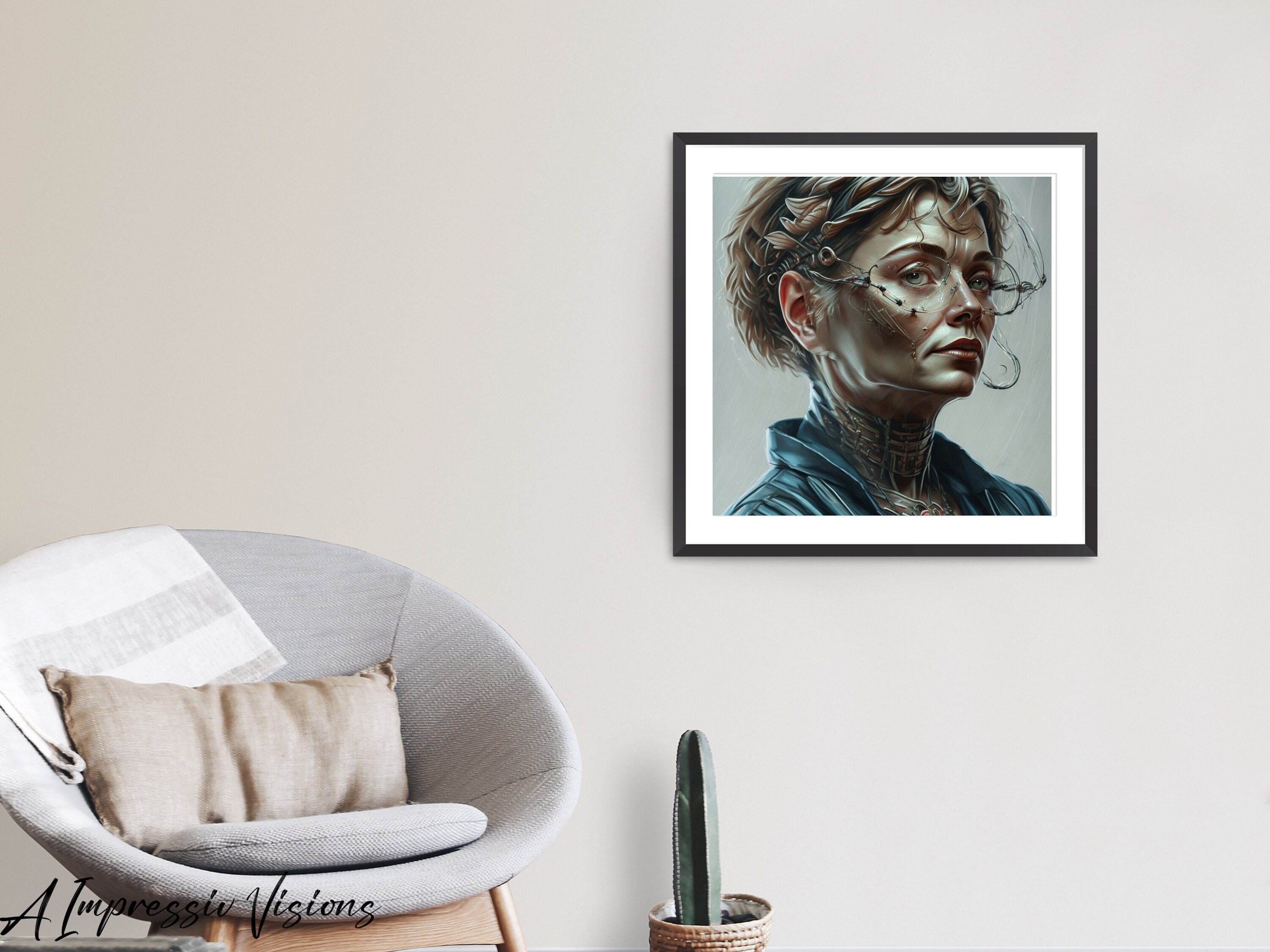 Ms. Cyberborg Alt AI Art Ai Art Portrait AI Artworks Digital Ai Art ...