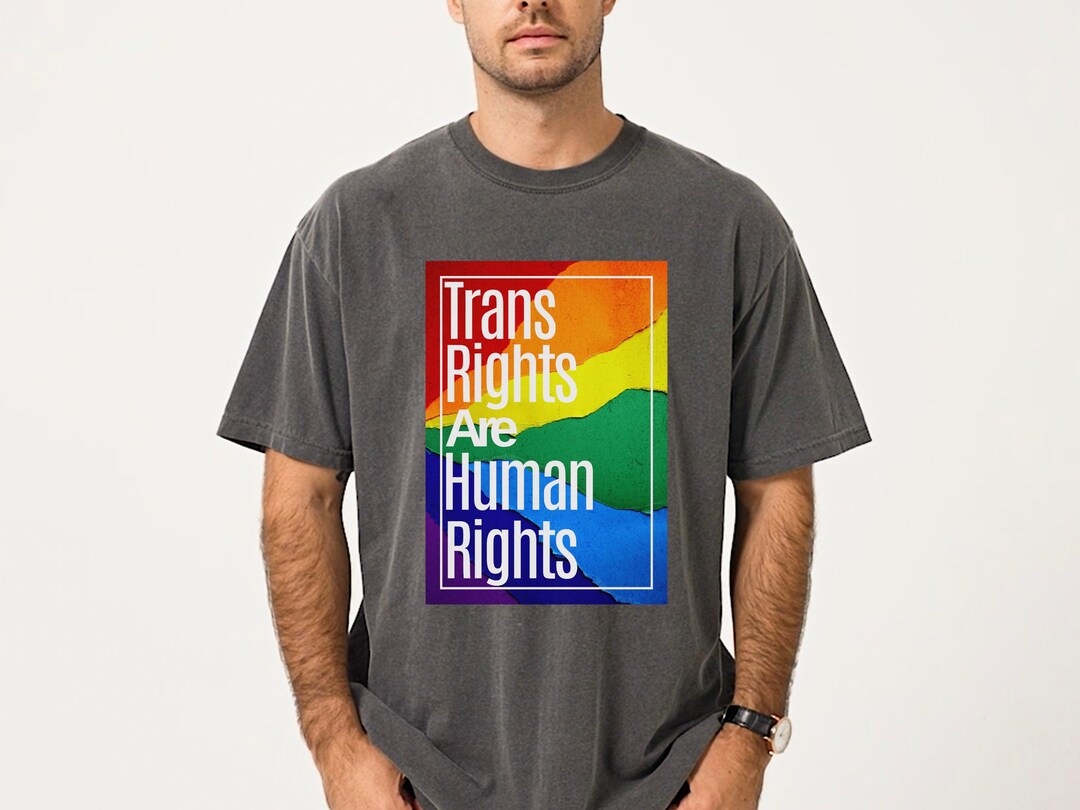 Comfort Colors Trans Rights Are Human Rights Shirt, Matisse Inspired ...