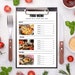 Clean Restaurant Menu | Menu Template | Price List | Minimalist Menu ...