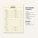 Cream Restaurant Menu Menu Template Price List Minimalist Menu Canva ...