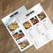 Clean Restaurant Menu | Menu Template | Price List | Minimalist Menu ...