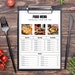 Clean Restaurant Menu | Menu Template | Price List | Minimalist Menu ...