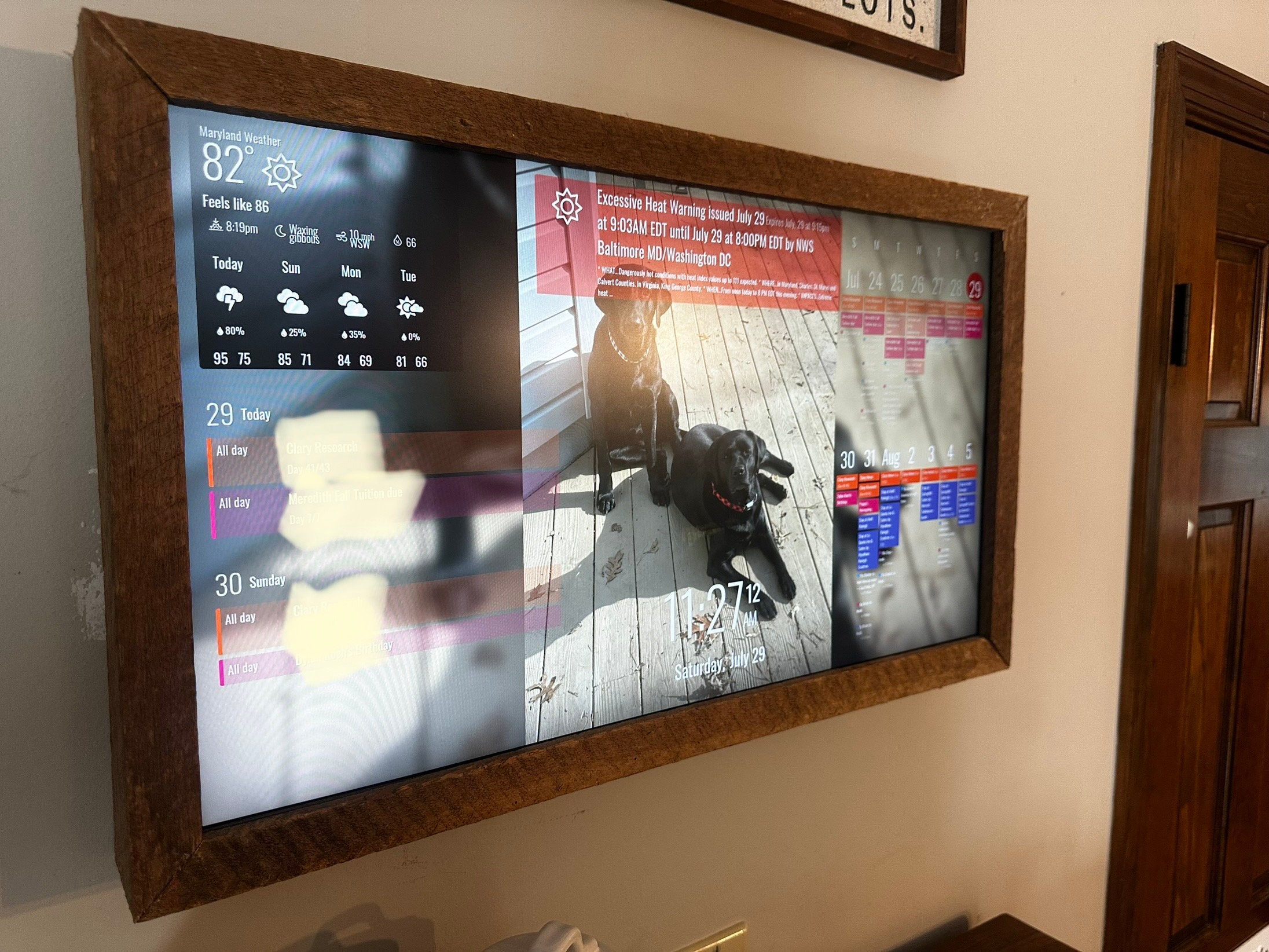 Custom Made Floating, Wall Mounted, Digital Smart Display Crafter to ...