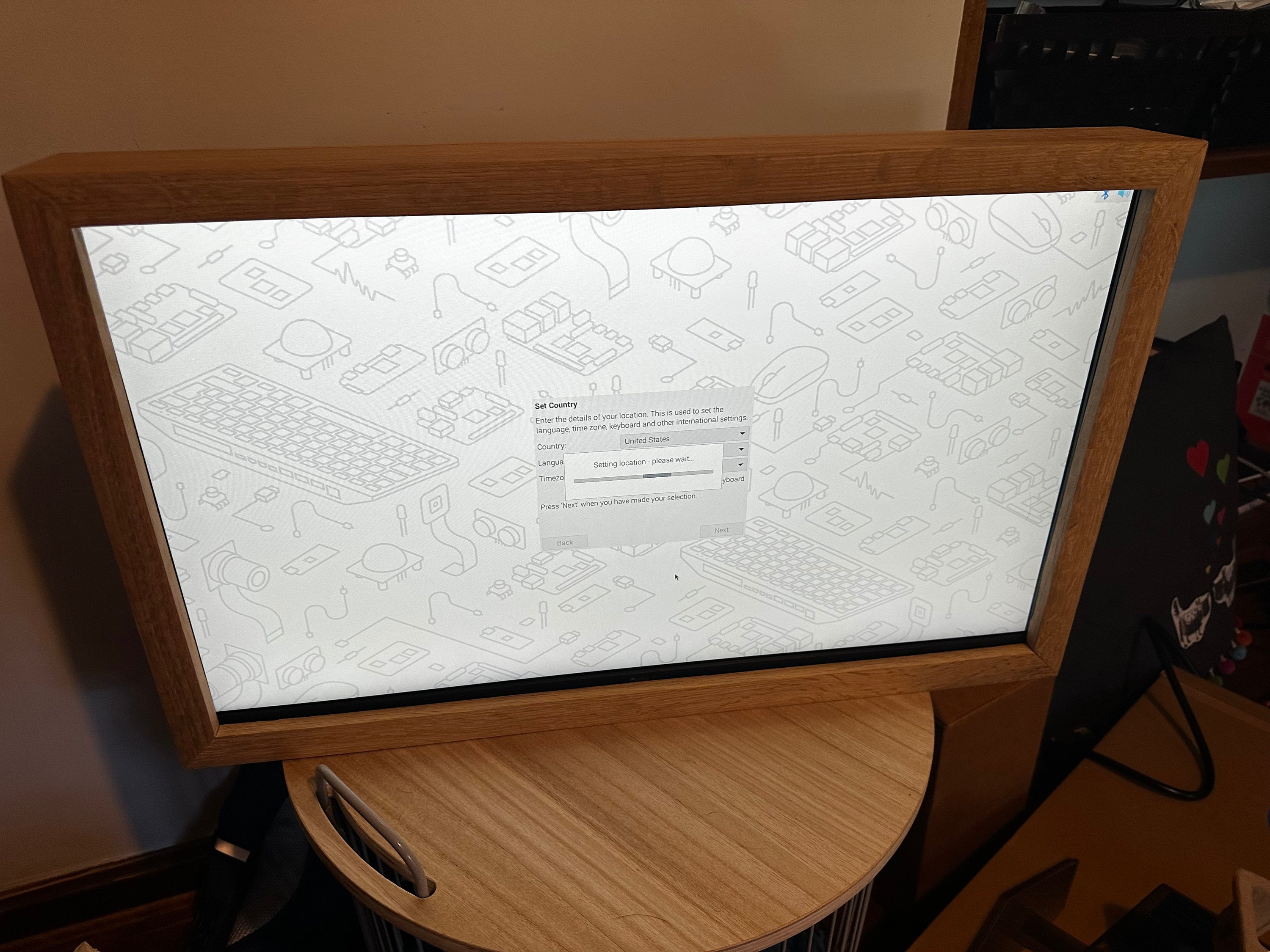 Custom Made Floating, Wall Mounted, Digital Smart Display Crafter to ...