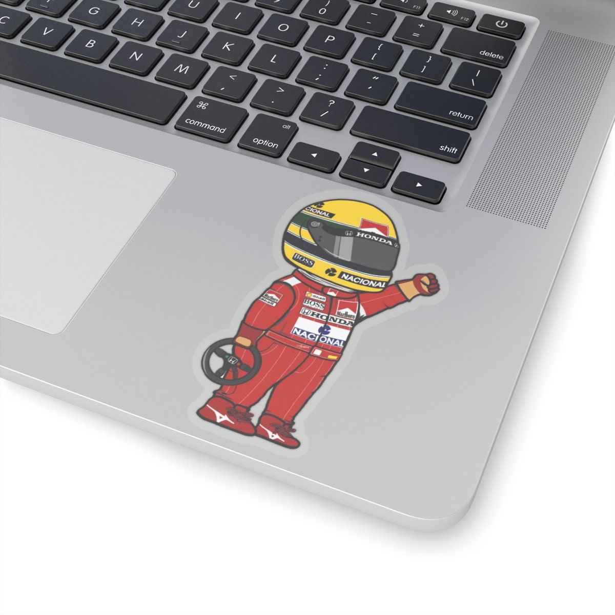 Ayrton Senna Sticker Set Multiple Sizes, Transparent/white Print ...