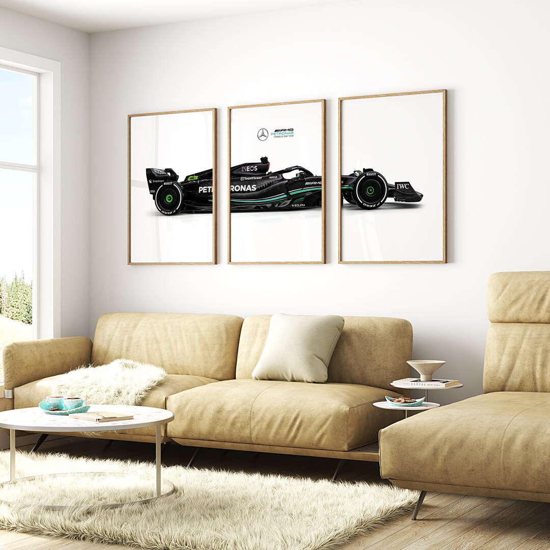 3er Set Mercedes W14 F1 Prints Mercedes W14 Poster Formel 1 ...