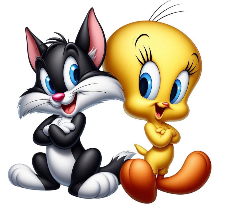 Tweety and Sylvester Png,tweety PNG ,the Cat PNG ,animated Series Fan ...