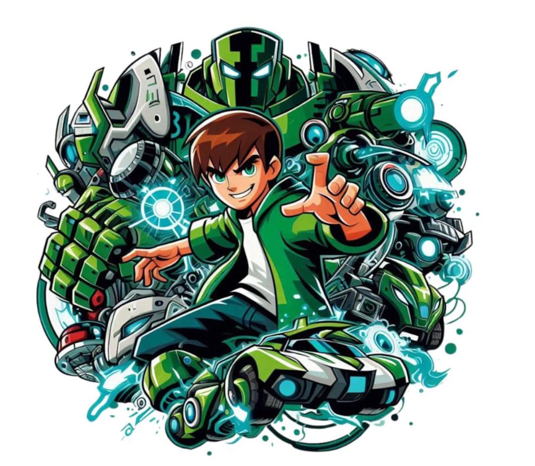 Ben 10 PNG , Ben 10 Digital Print , Superhero PNG , Cartoon PNG - Etsy ...