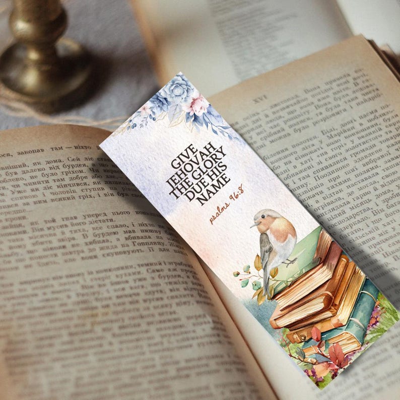JW Bookmarks 2025 Year Text | JW Gift | Pioneer Gift | Baptism Gift ...