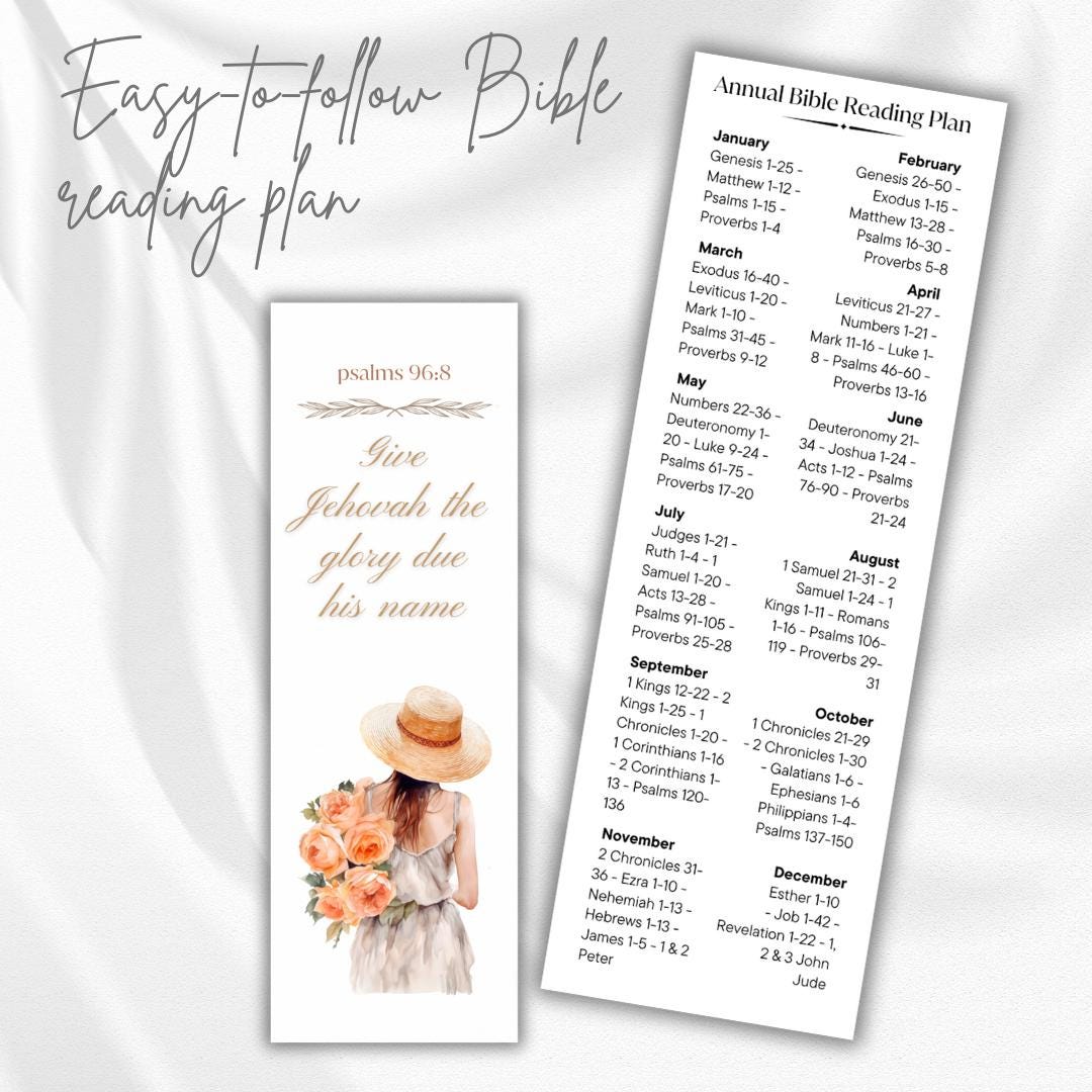 JW Bookmarks 2025 Year Text | JW Gift | Pioneer Gift | Baptism Gift ...