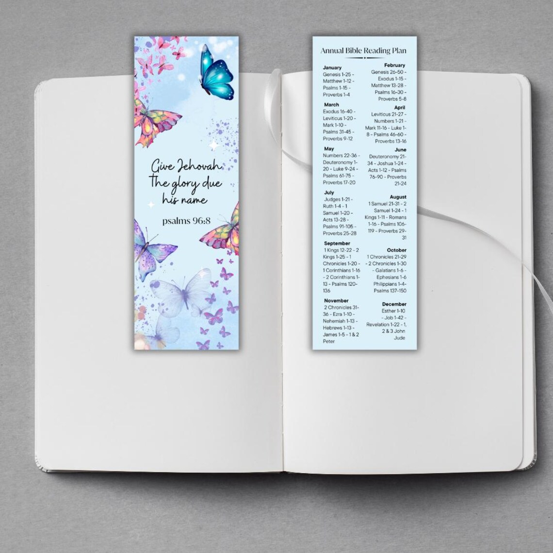 JW Bookmarks 2025 Year Text JW Gift Pioneer Gift Baptism Gift Digital ...