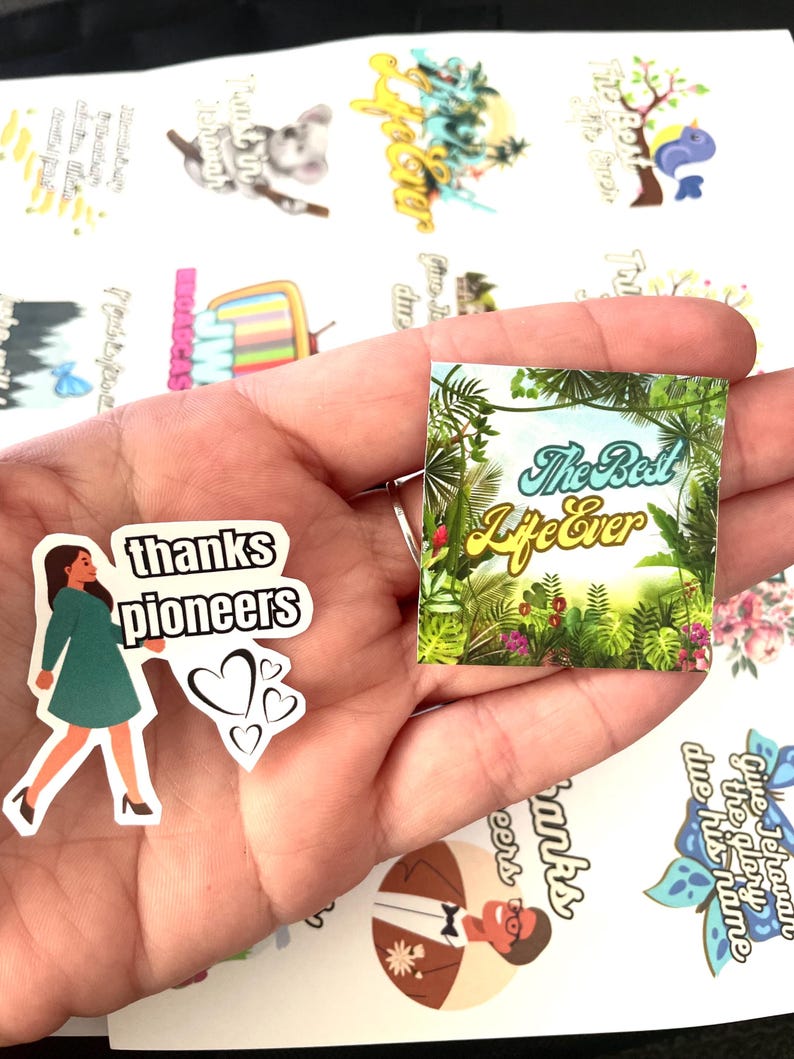JW Sticker Sheet for Jehovah's Witnesses | Digital Gift for Pioneers ...