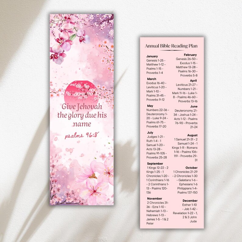 JW Bookmarks 2025 Year Text | JW Gift | Pioneer Gift | Baptism Gift ...