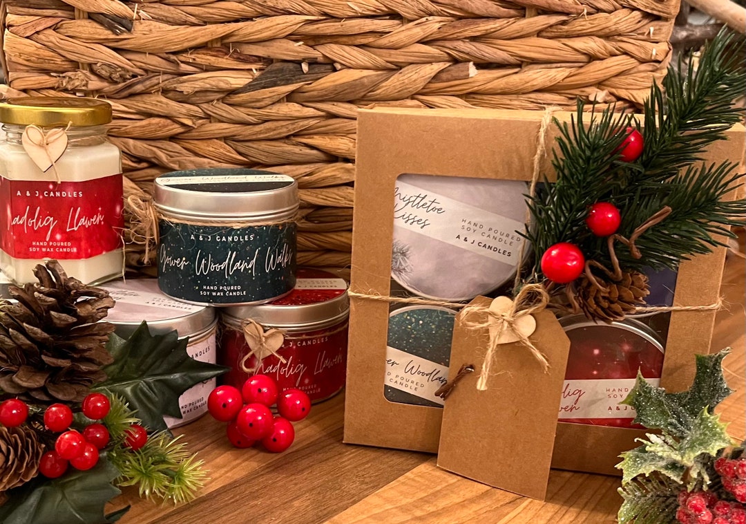 Enchanted Christmas Gift Box 4 Hand Poured Candles - Etsy