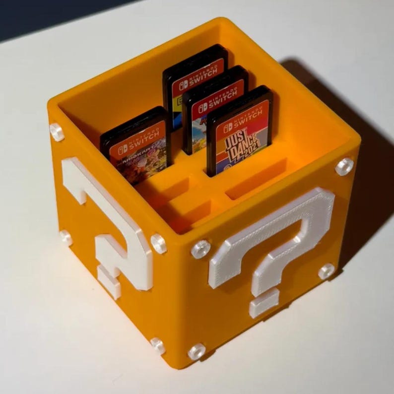 Super Mario Question Block for Nintendo Switch, 3D Printing STL File ...