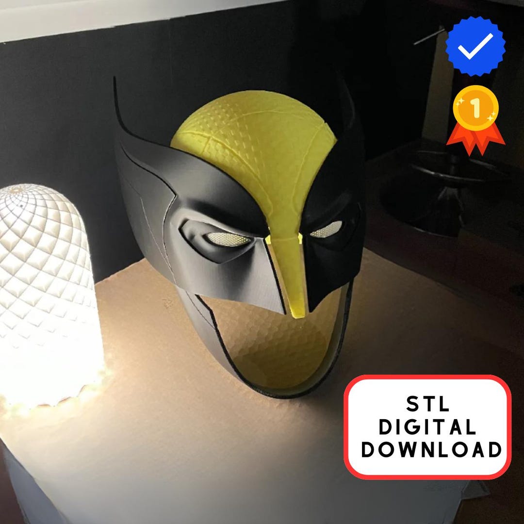 Wolverine DP3 Helmet Design High-quality STL Files for 3D Printing ...