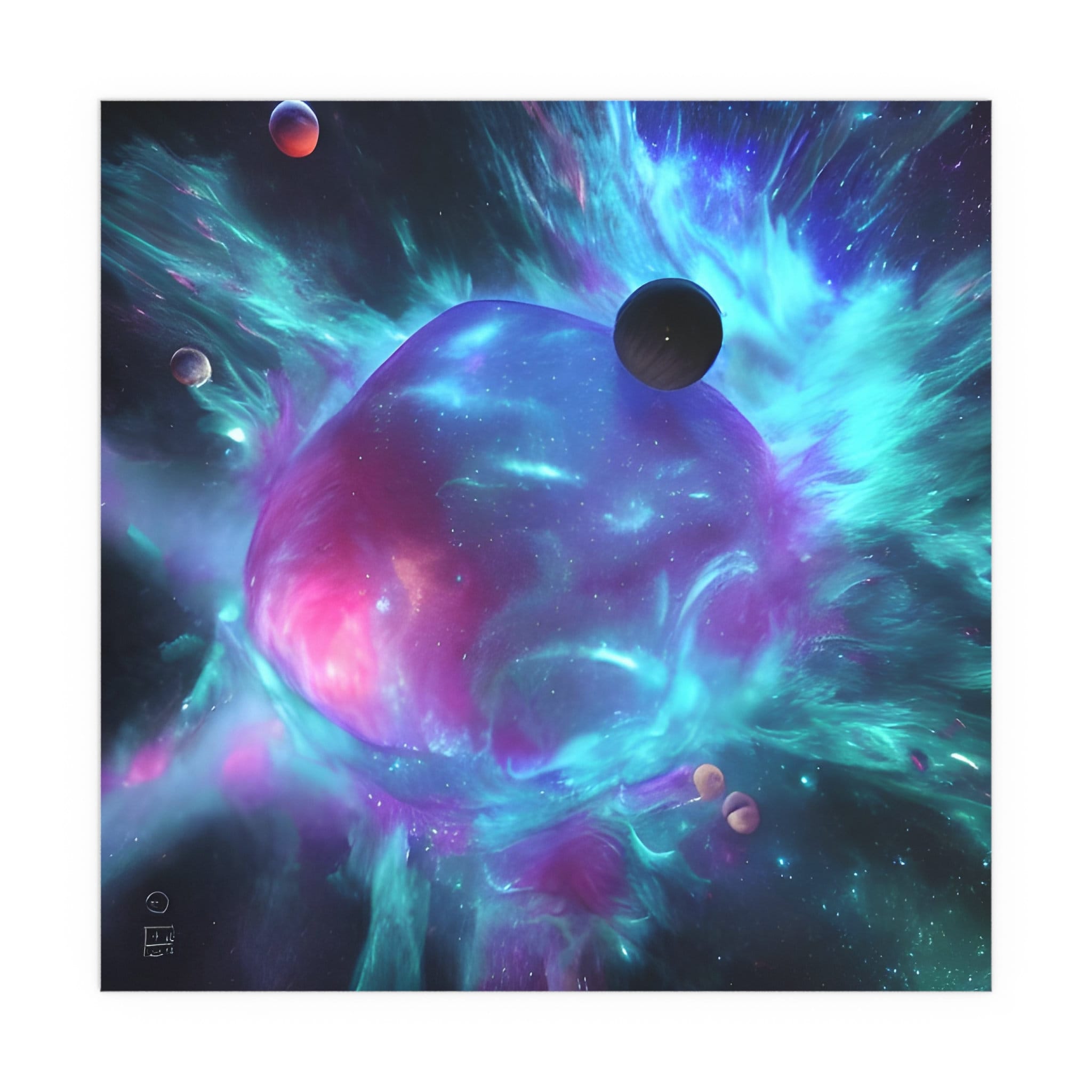 Galaxy Space Poster Satisfying Poster - Etsy