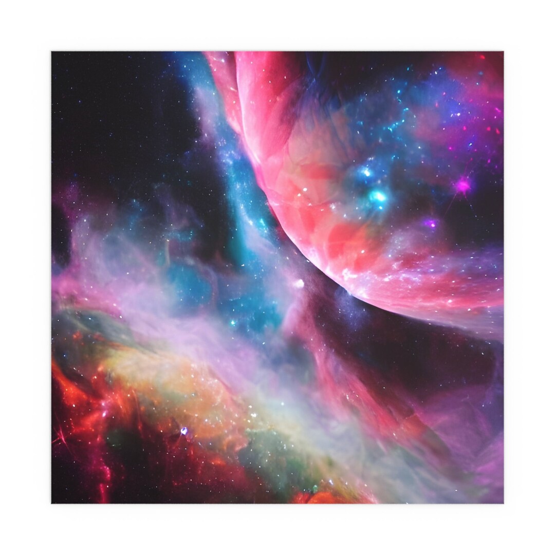 Galaxy Space Poster Satisfying Poster - Etsy