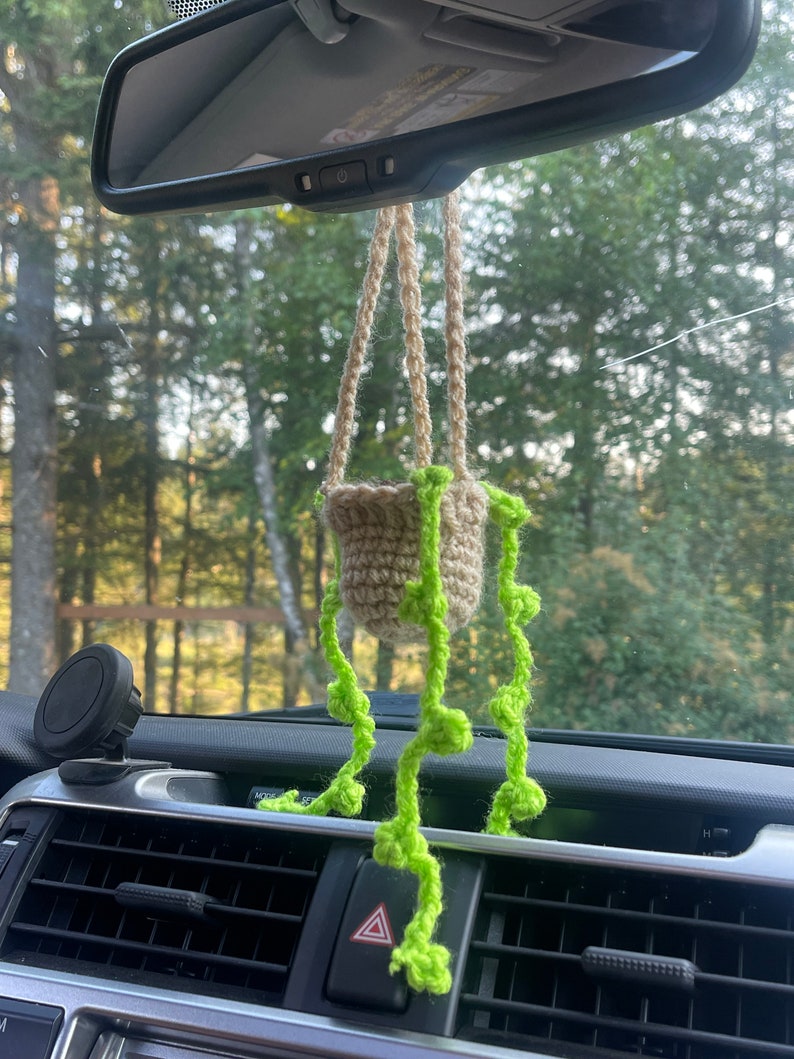Crochet Mini Hanging Plant - Etsy
