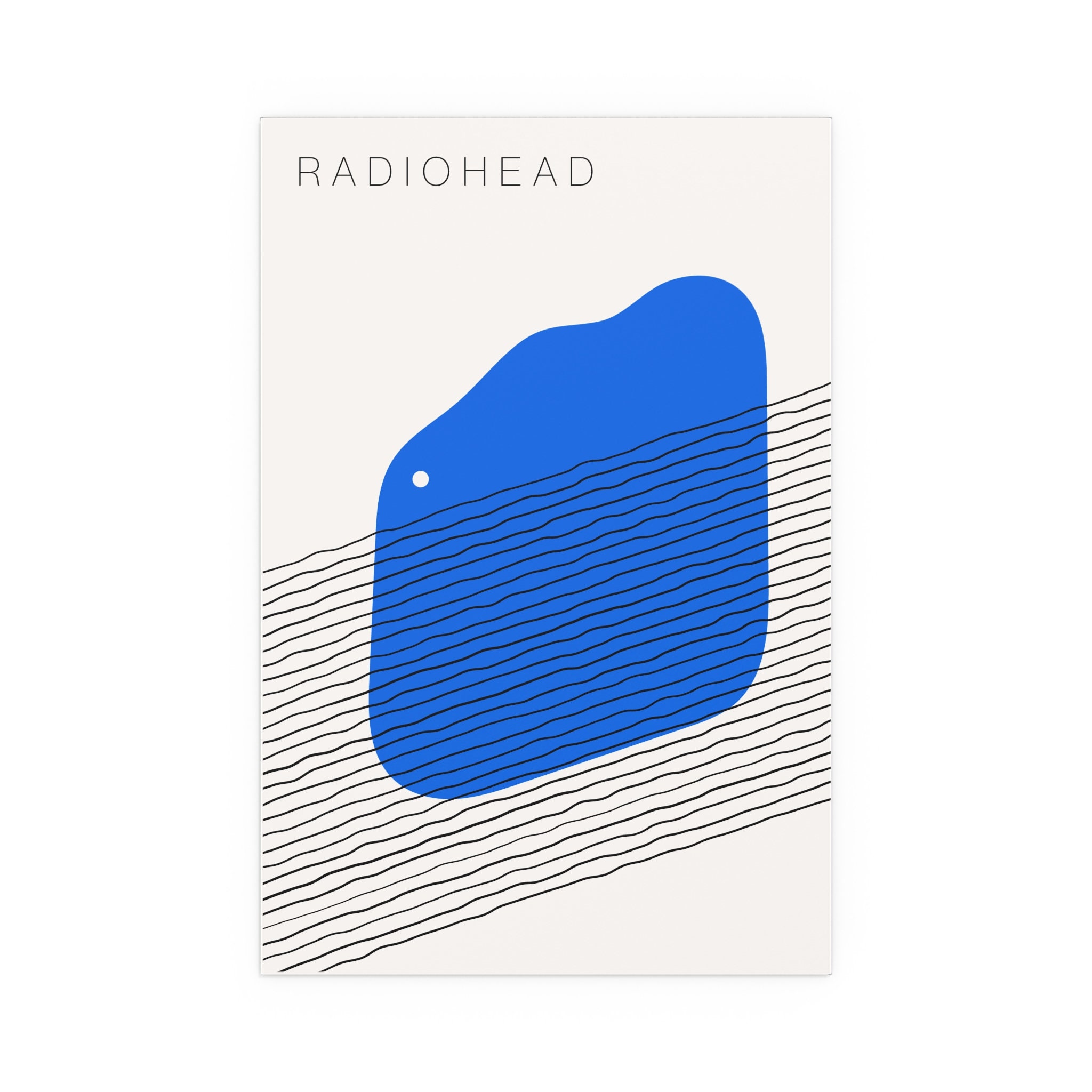 Radiohead Inspired Graphic Design Poster Handmade Art - Etsy