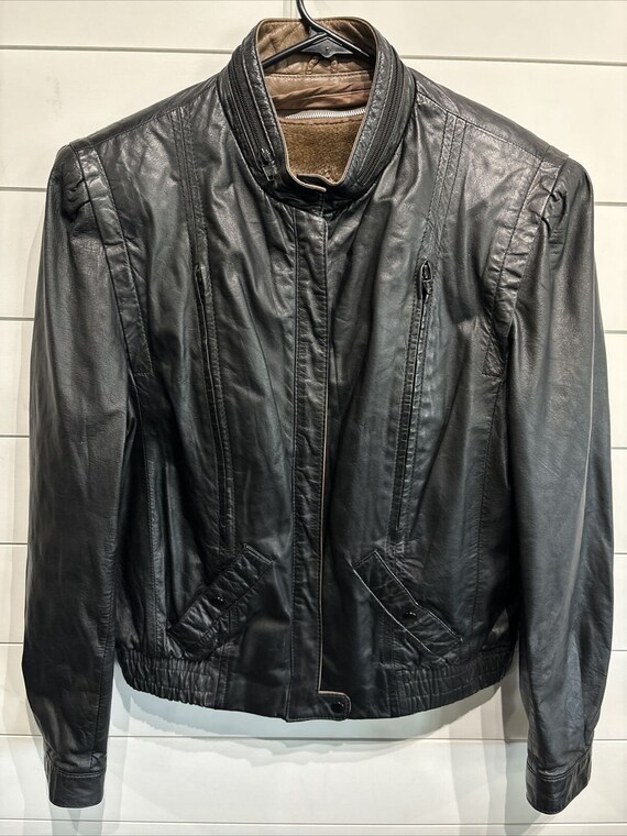 Bermans leather bomber motorcycle - Gem