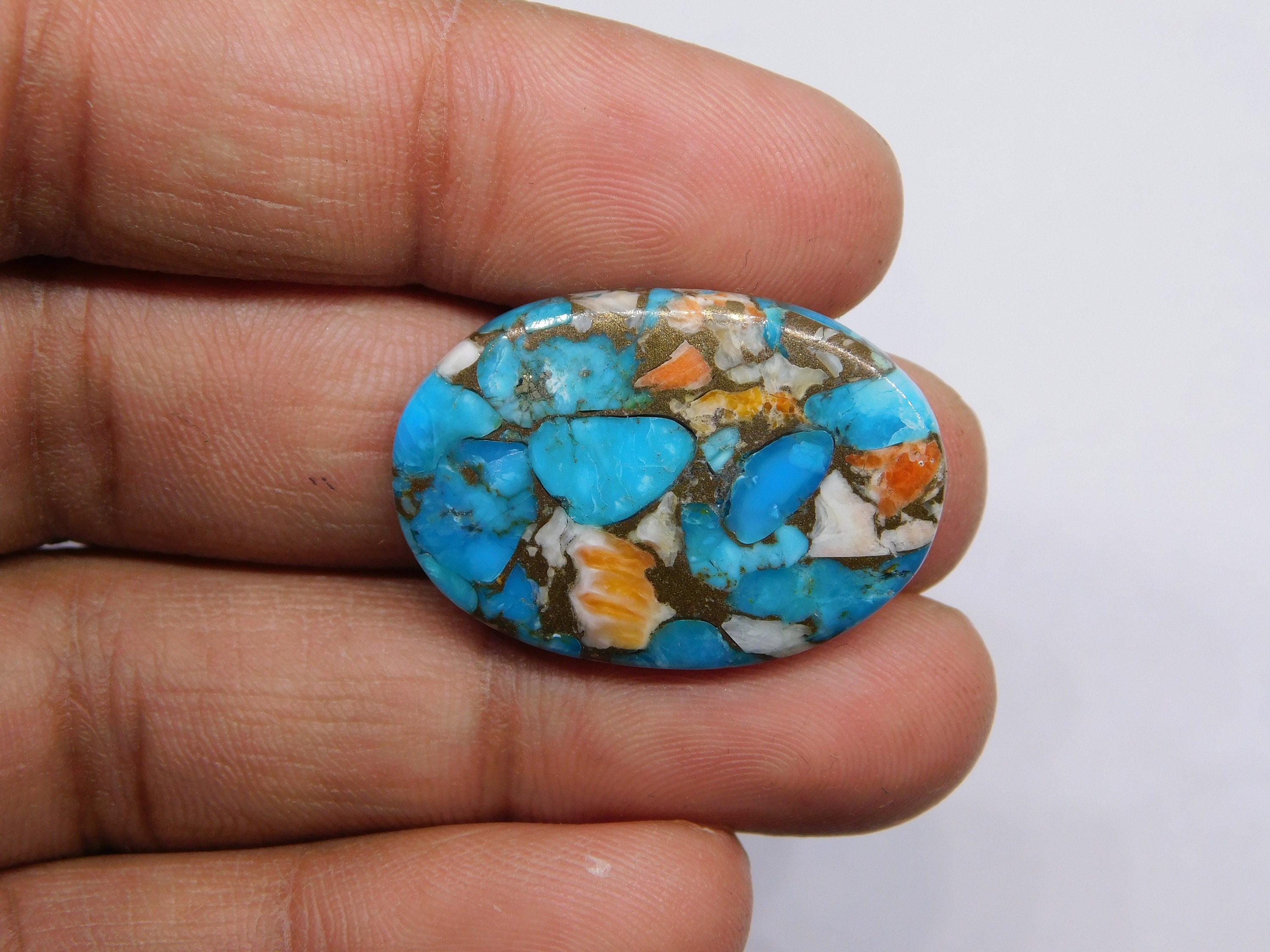 A1 Spiny Oyster Copper Turquoise Cabochon Oyster Copper Turquoise ...