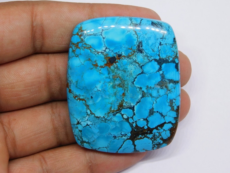 AAA Quality Blue Turquoise Gemstone Semi Precious Blue - Etsy