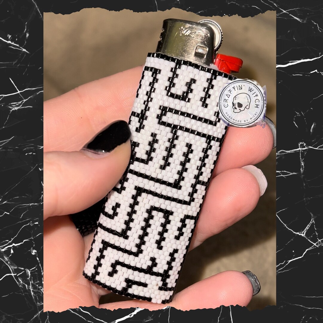 A-maze-ing Lighter Case for BIC Lighters Love Beaded Lighter - Etsy