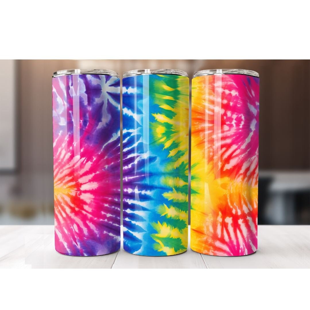 Tye Dye Tumbler Wrap Png, Tie Dye Tumbler Wrap PNG, Tie-dye Tumbler ...