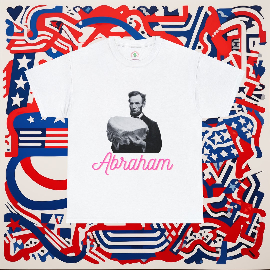 Abraham Lincoln Aesthetic Ham T-shirt, USA America President Funny Tee ...