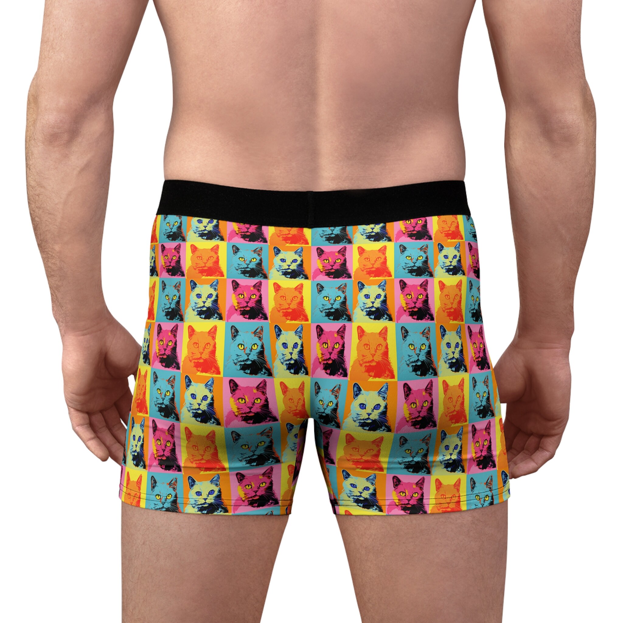 Men's Cat Boxer Briefs - Etsy