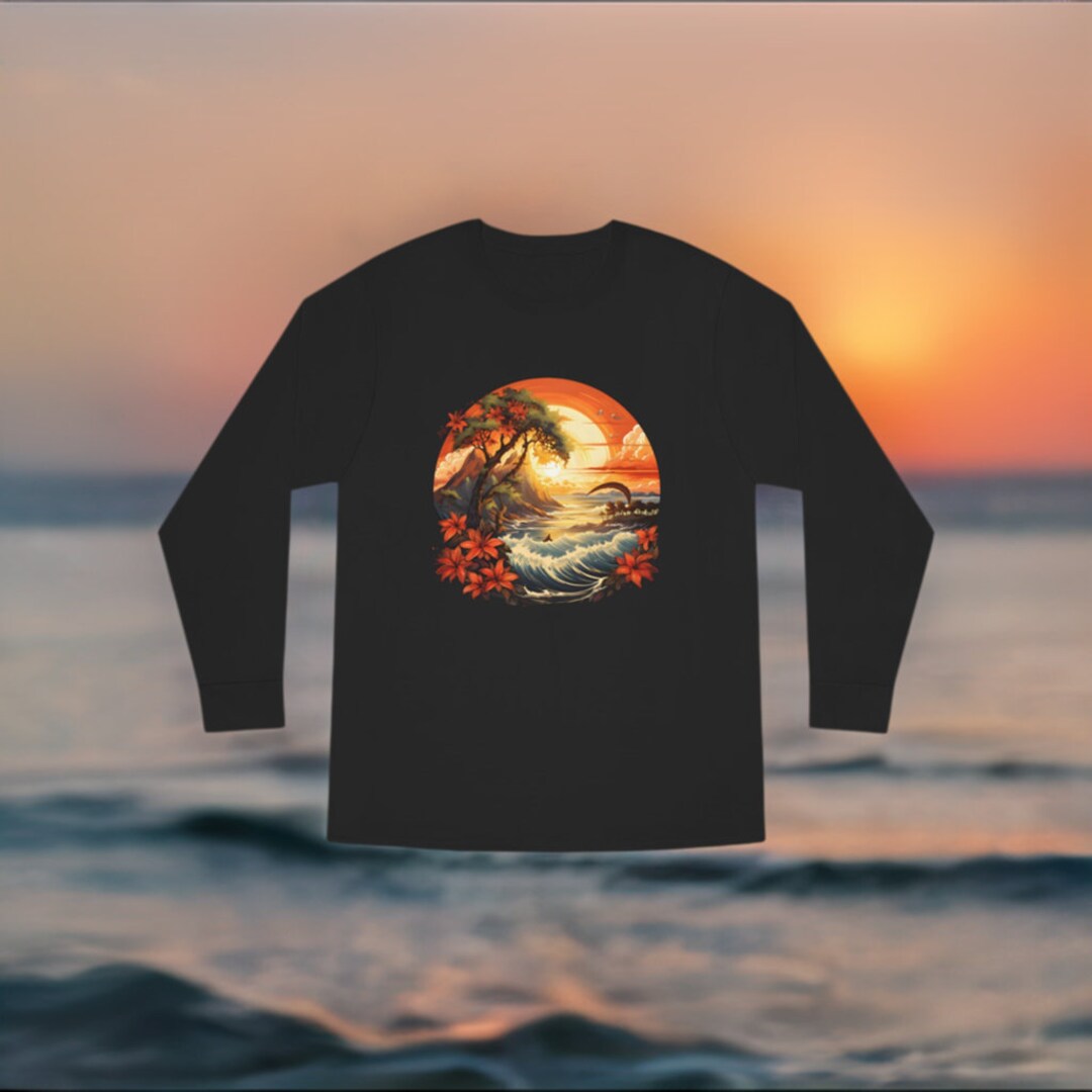 Long Sleeve T Shirt Ocean Lover Love and Appreciation for the Ocean. - Etsy