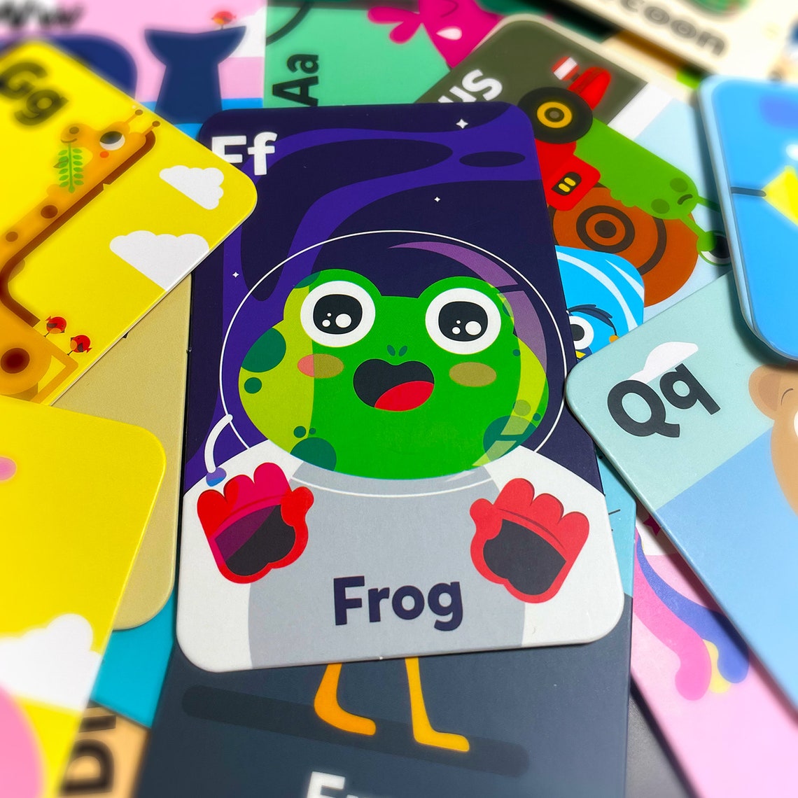 Little Nadoo 52 Colourful Flashcards for Kids - Etsy