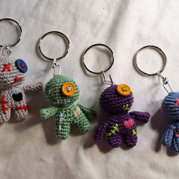 Voodoo Doll Keychain - Etsy