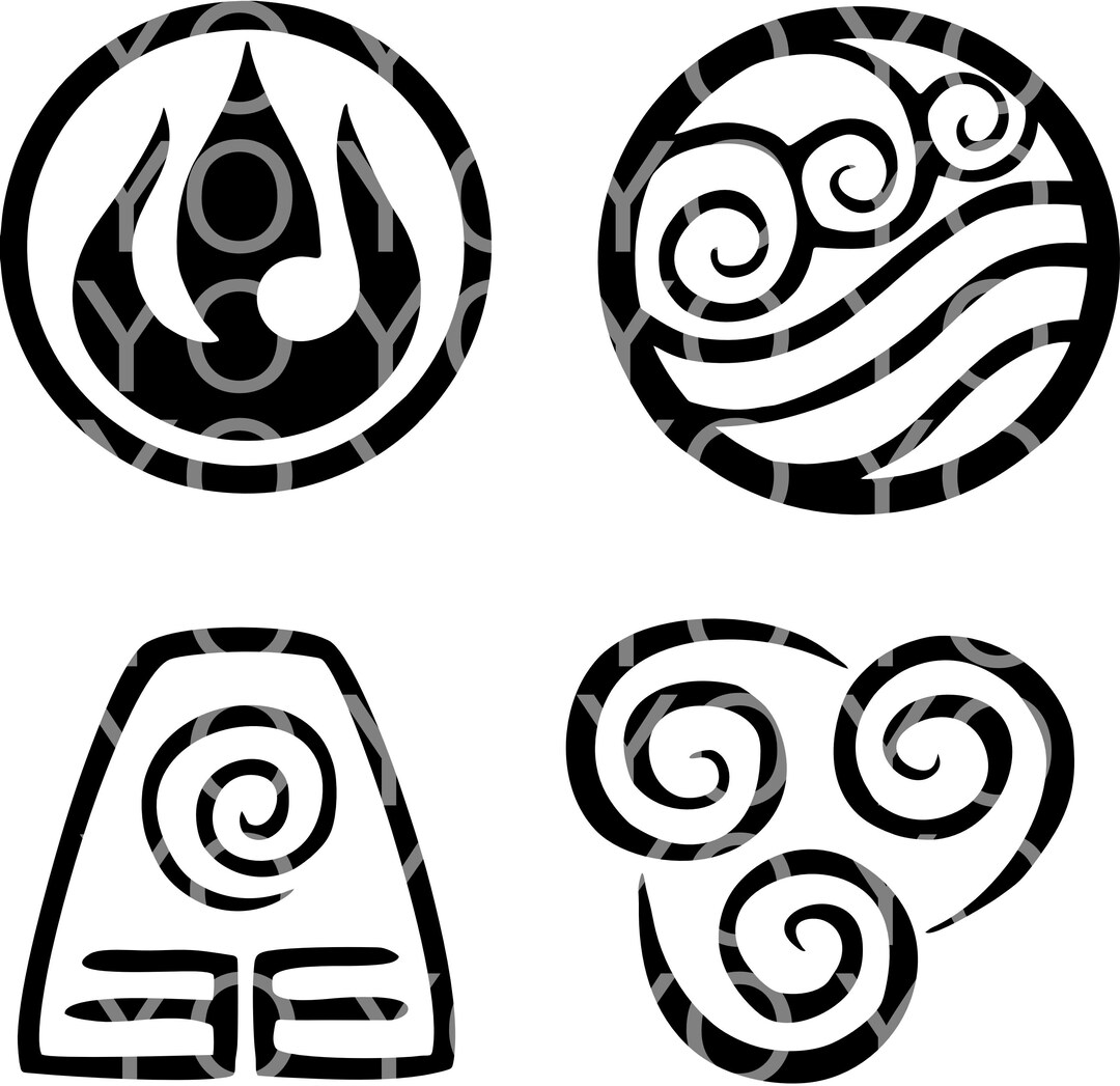 Avatar the Last Airbender Elements - Etsy