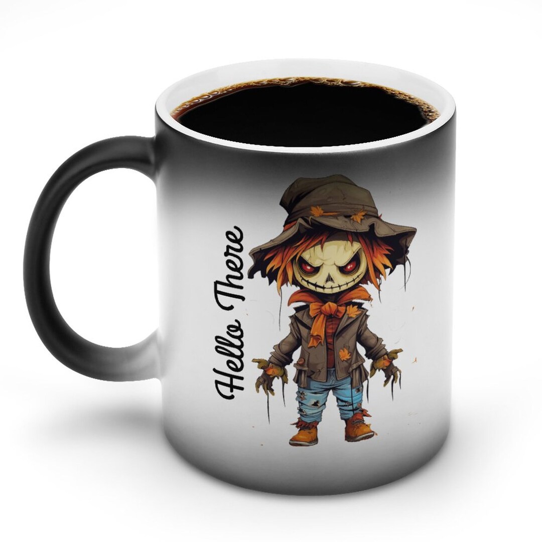 Custom Color-changing Mug Scary Pumpkin Mug Pumpkins - Etsy