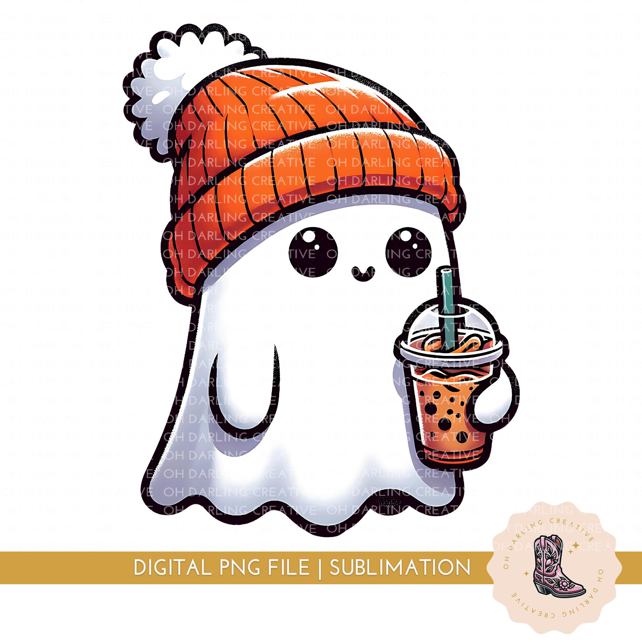 Cute Ghost Png, Halloween Png, Ghost Png, Bougie Png, Boba Ghost, Here ...