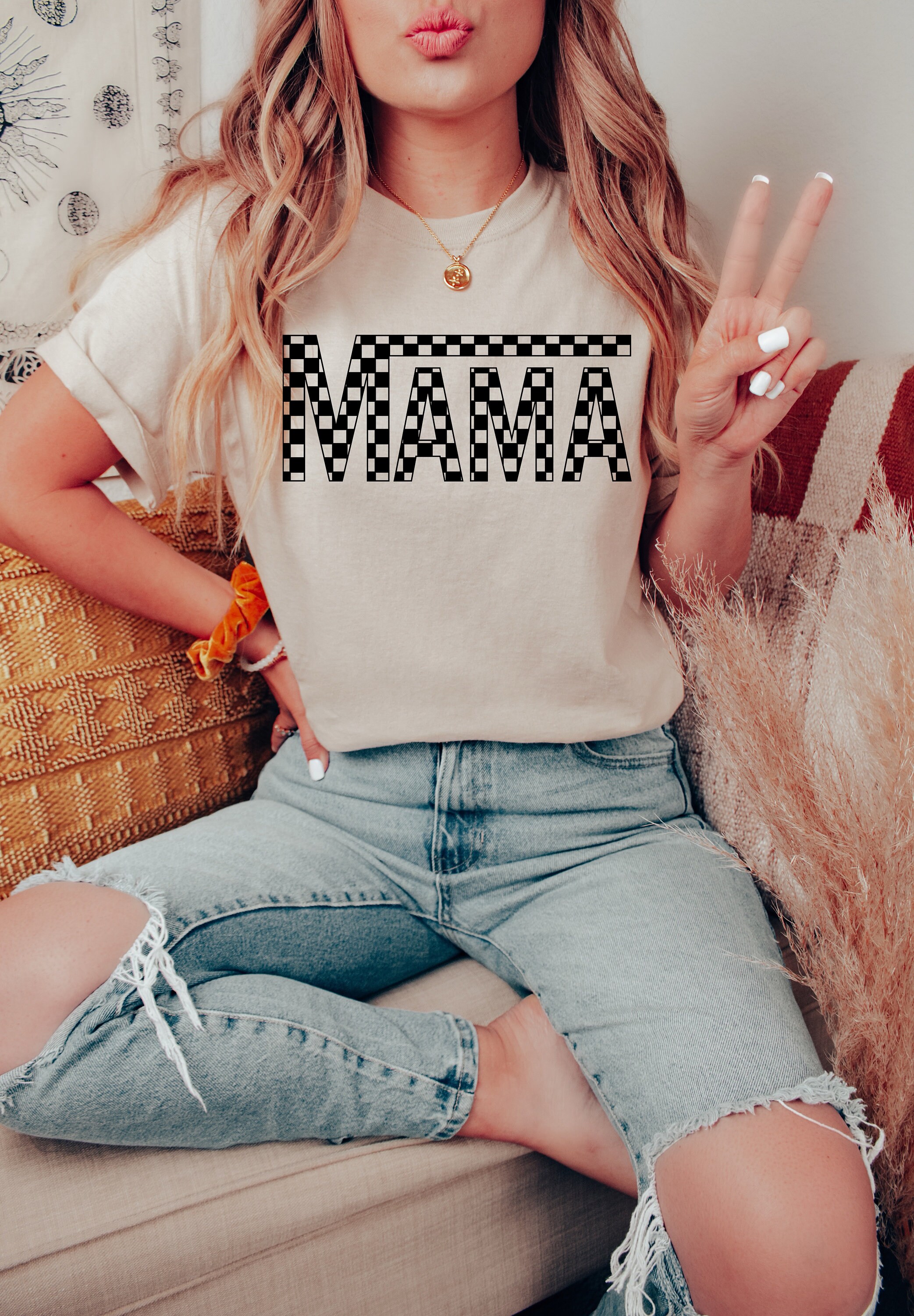 Checkered Mama PNG, Mama Png, Racing Mama T-shirt Design, Race Mama ...