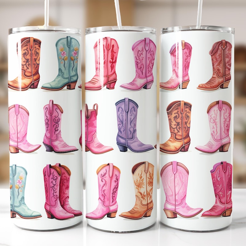 Small Art Cowboy Boots - Etsy