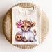 Cute Highland Cow Ghost Png, Halloween Png, Ghost Png, Bougie Png ...