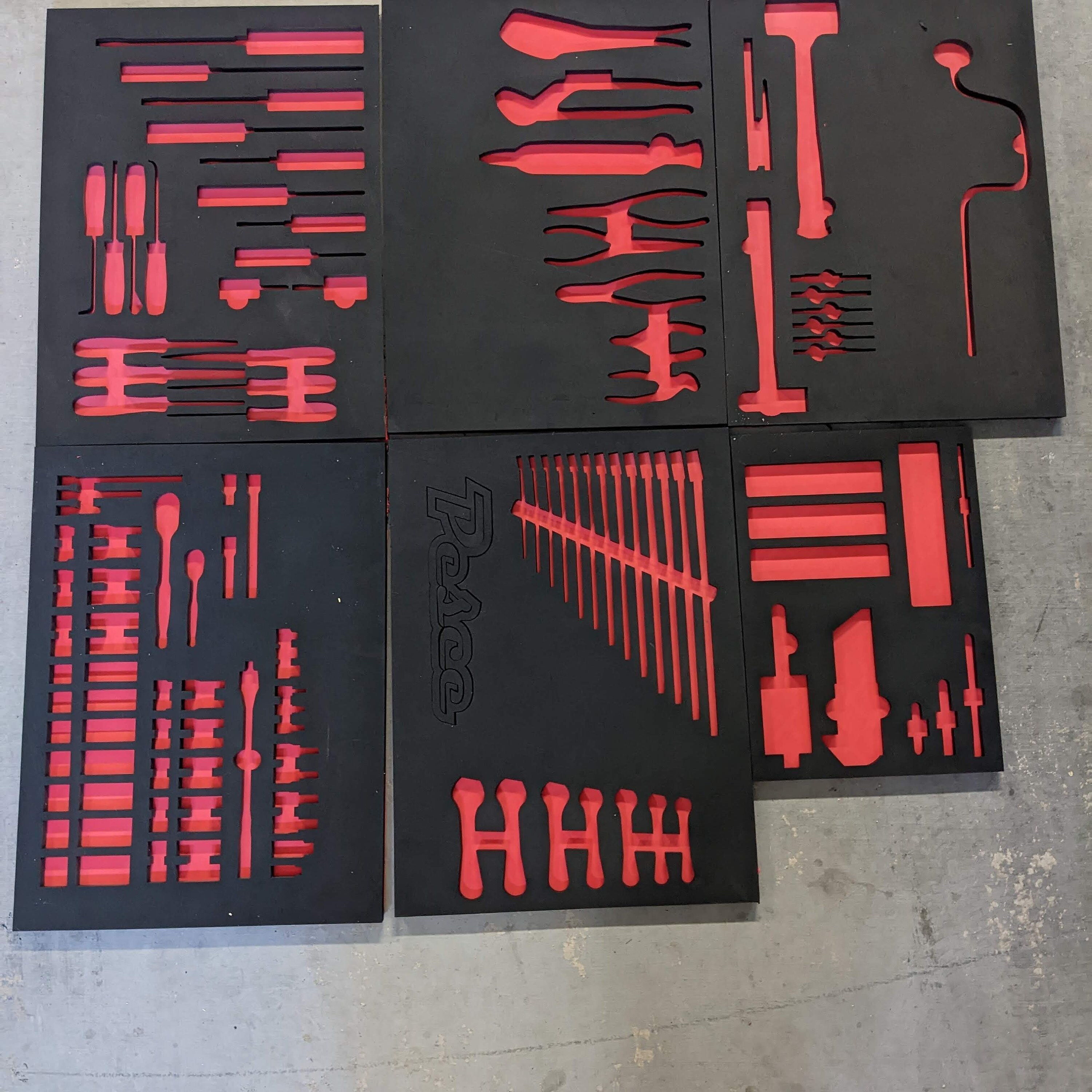 Tool Box Foam Templates for Cutting. Combo Wrenches and Crows Feet. - Etsy