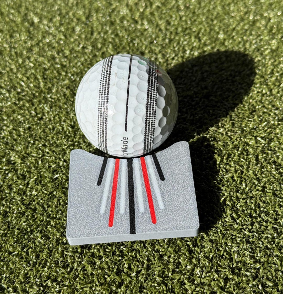 Large Golf Ball Marker – Oversized Putting Alignment Aid | 3D Printed ...